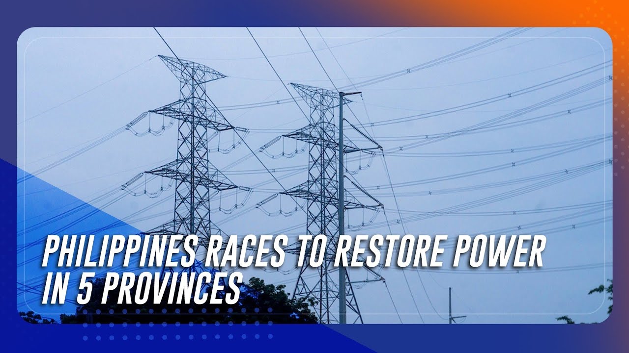 Philippines races to restore power in 5 provinces | TeleRadyo Serbisyo ...