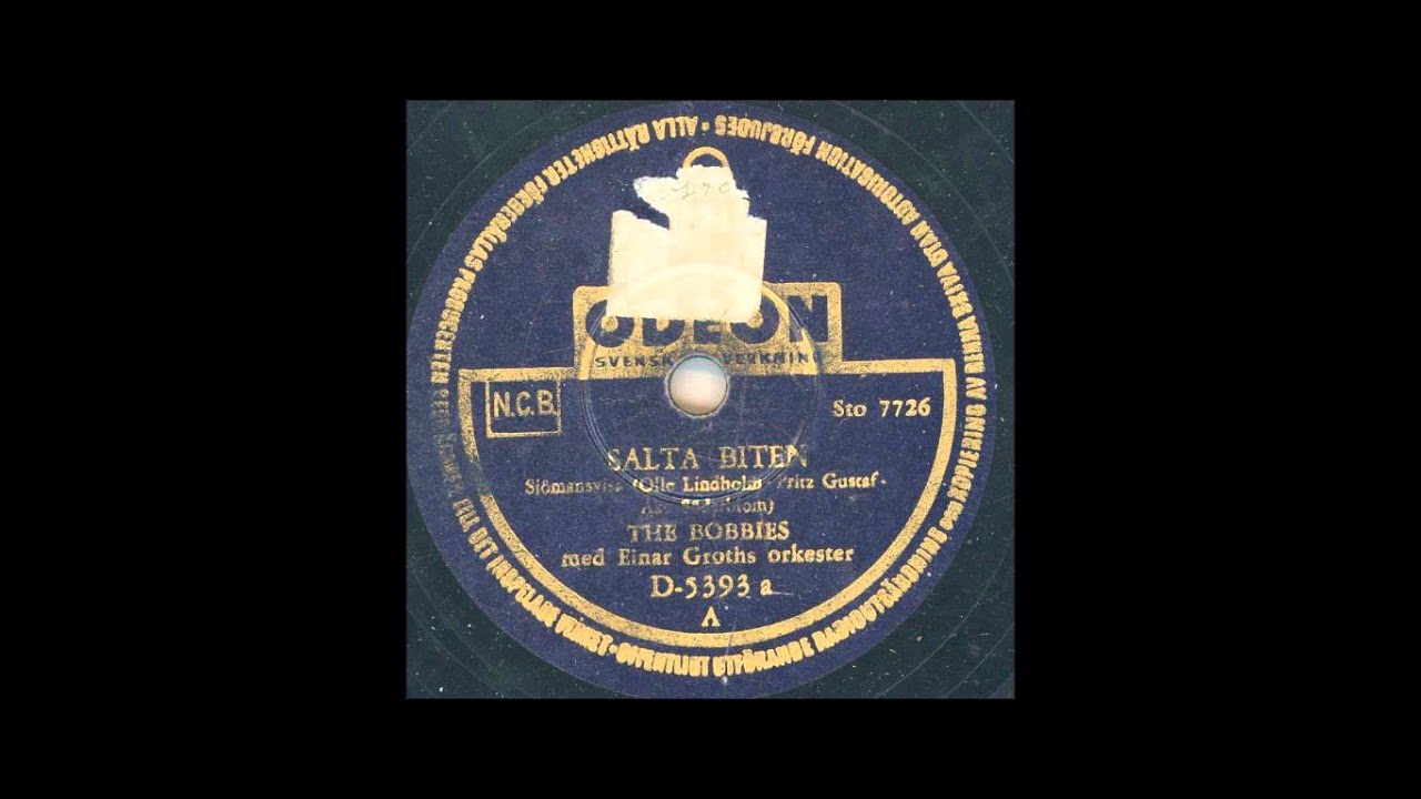 THE BOBBIES MED EINAR GROTHS ORKESTER - SALTA BITEN - YouTube