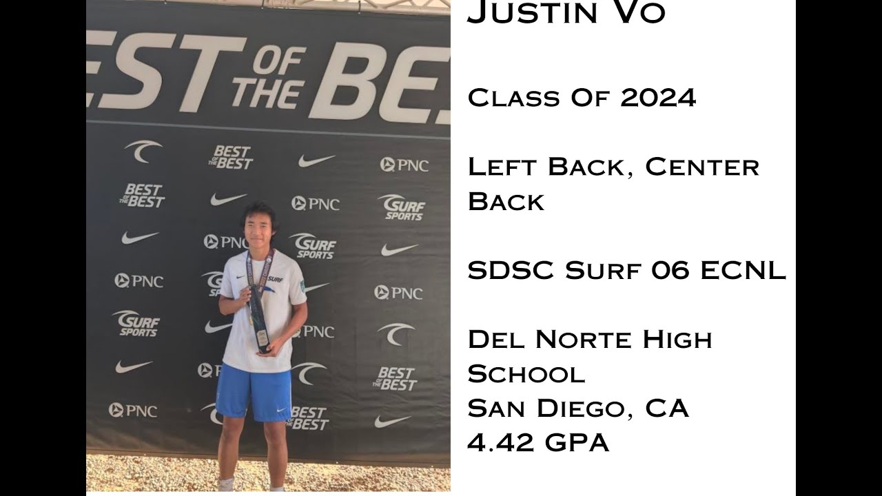 Justin Vo - 2024 Left Back/Center Back - Highlights - YouTube
