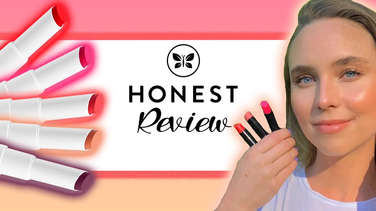 Honest Beauty Tinted Lip Balm Swatches