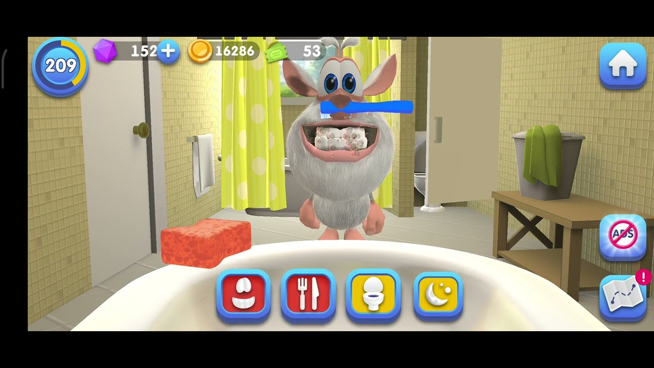 My talking Booba Virtual pet Booba cartoon funny Gameplay funny with ...