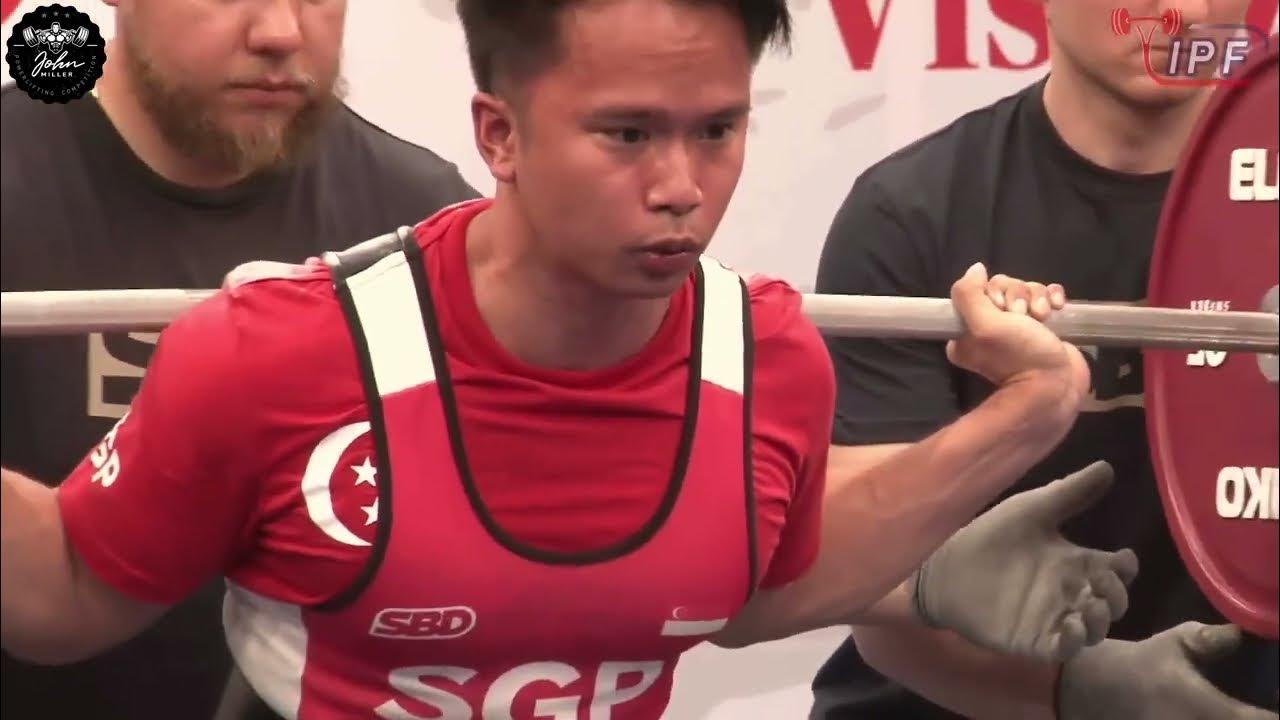 Kenzo Wai Kit Chong - 16th Place 700kg Total - 83kg Class 2024 World Classic Championship - YouTube