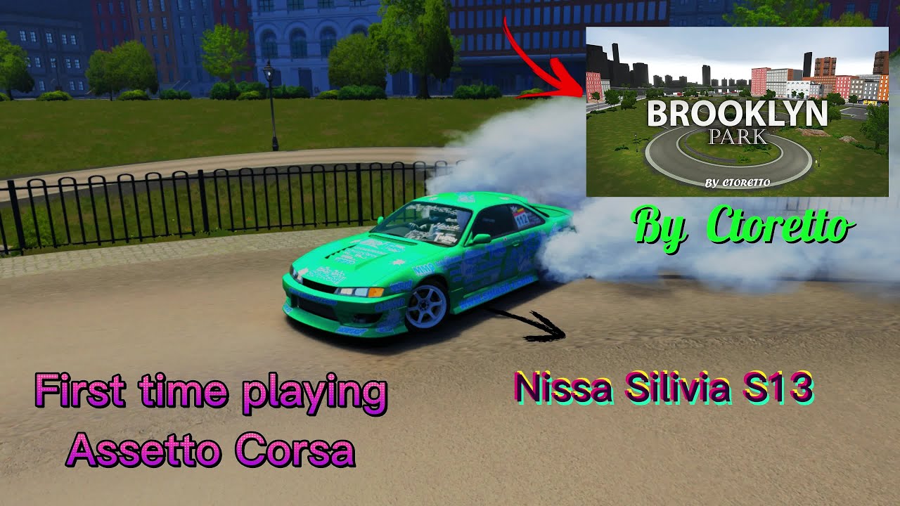 First time playing Assetto Corsa | Brooklyn park | Assetto Corsa | 4k |@CToretto - YouTube