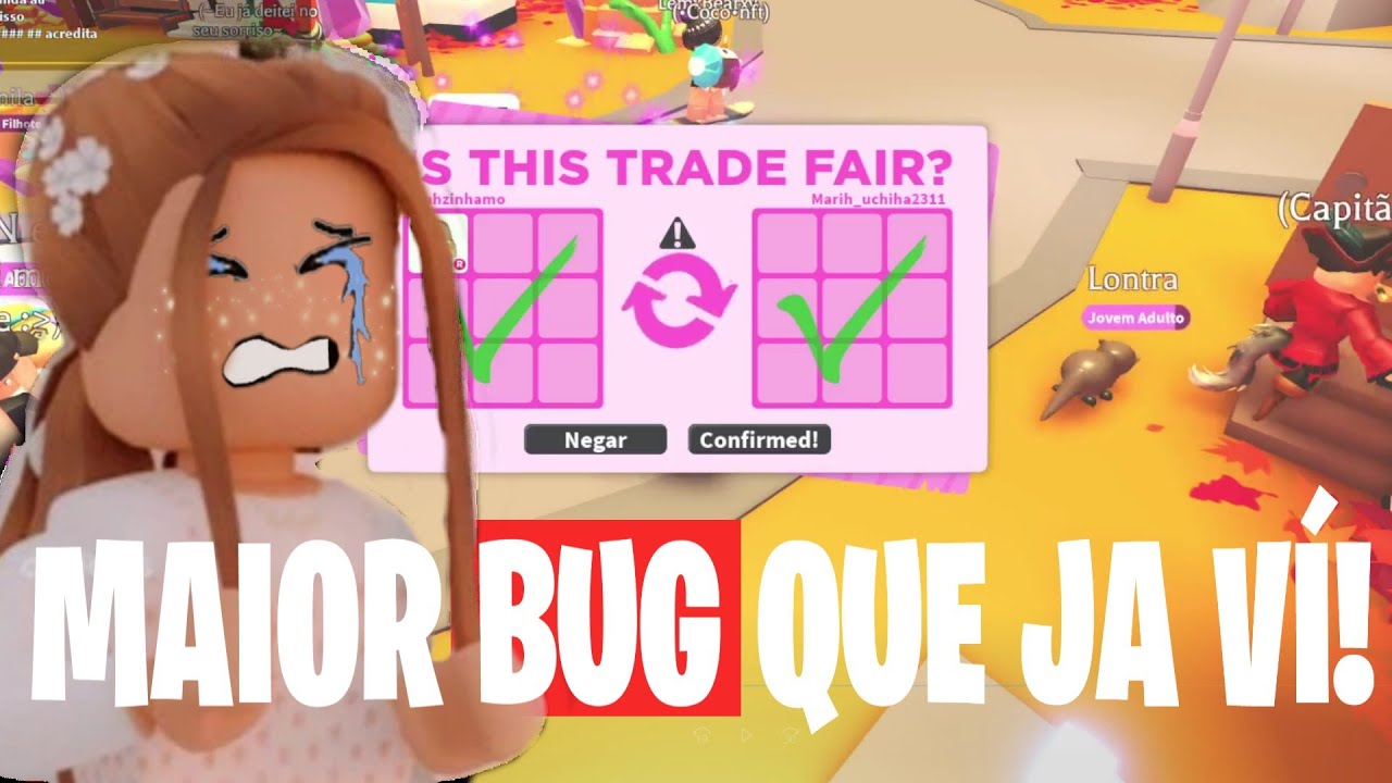ADOPT ME BUGOU! MAIOR BUG DO ADOPT ME! - YouTube