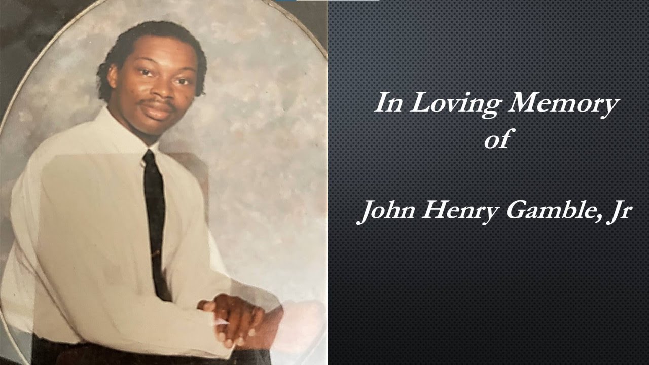 Memorial Service for John Gamble Jr- Saturday, April 23, 2022 at 11:00 ...