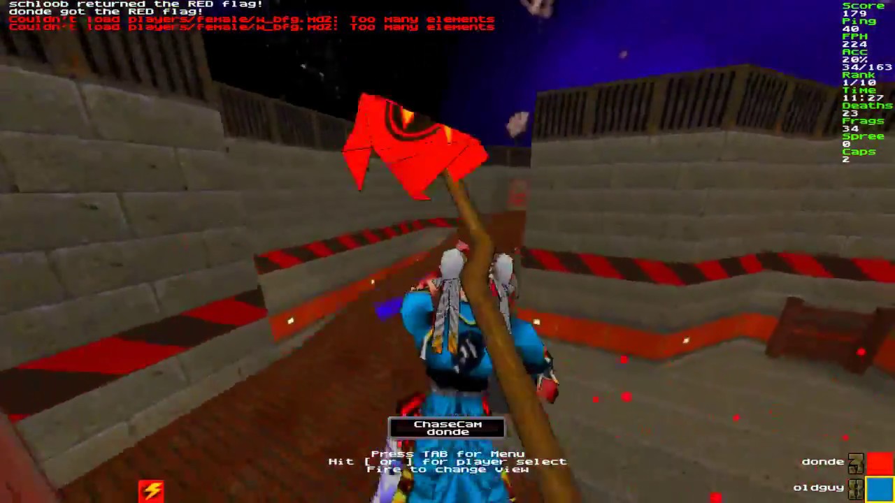 Heartless Chun Li Quake 2 RailwarZ Hobo leads the Blue Team Victory ...