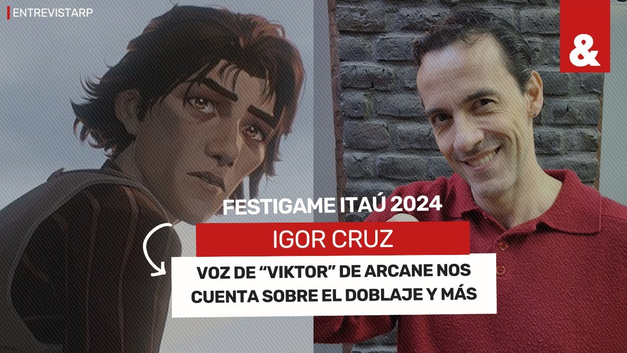 #EntrevistaRP Igor Cruz voz de "Viktor" de Arcane nos cuenta sobre el doblaje y más. 👾 - YouTube