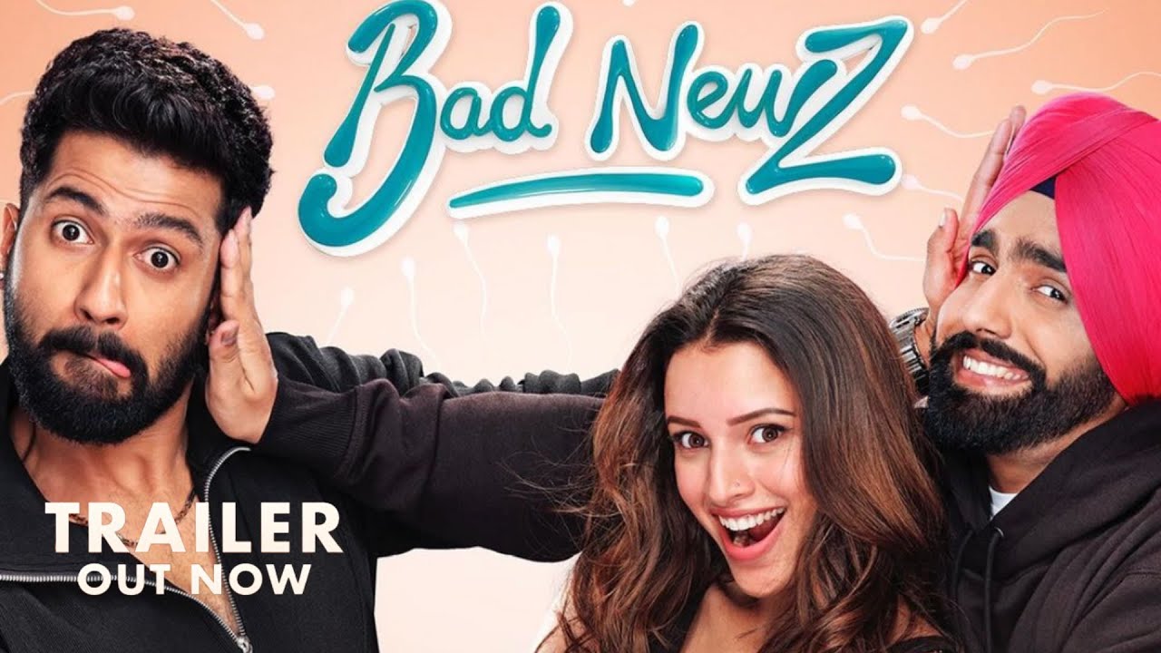 Bad Newz | Official Trailer | Vicky Kaushal, Tripti Dimri, Ammy Virk ...