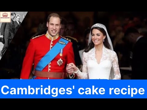 RECIPE! Prince William and Kate's special wedding cake recipe - YouTube