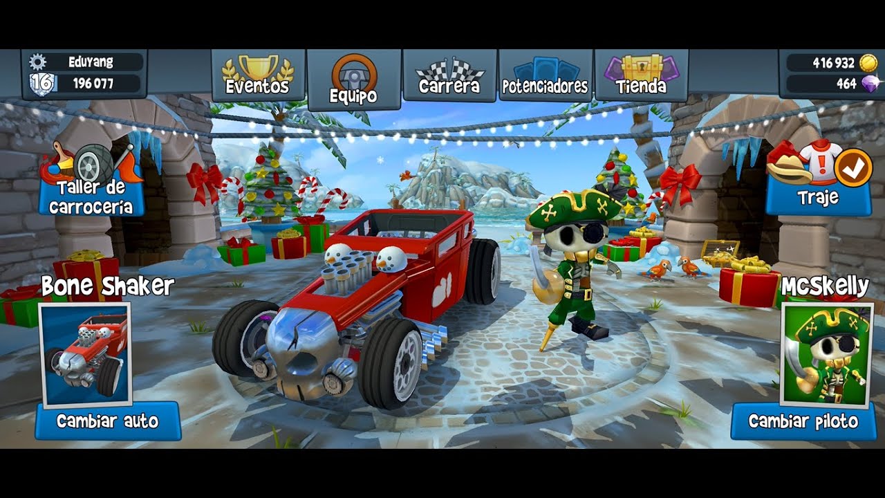 Beach Buggy Racing 2, 🤶 Bone Shaker Navideño Elegido Por ...