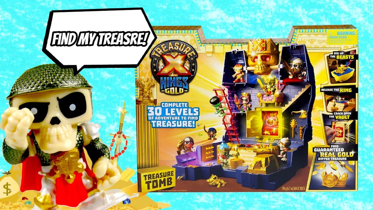 TreasureX Kings Gold Treasure Tomb 王の墓 #unboxing #asmr #treasurex # ...