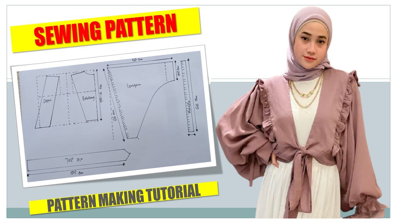 Pecah Pola Outer Viral Pattern Making Tutorial - YouTube