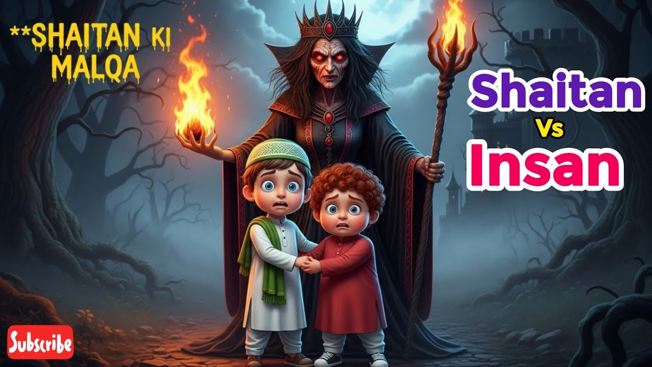 shaitan ki malqa | Shaitan vs Insan | 3D Animation | Islamic cartoon ...