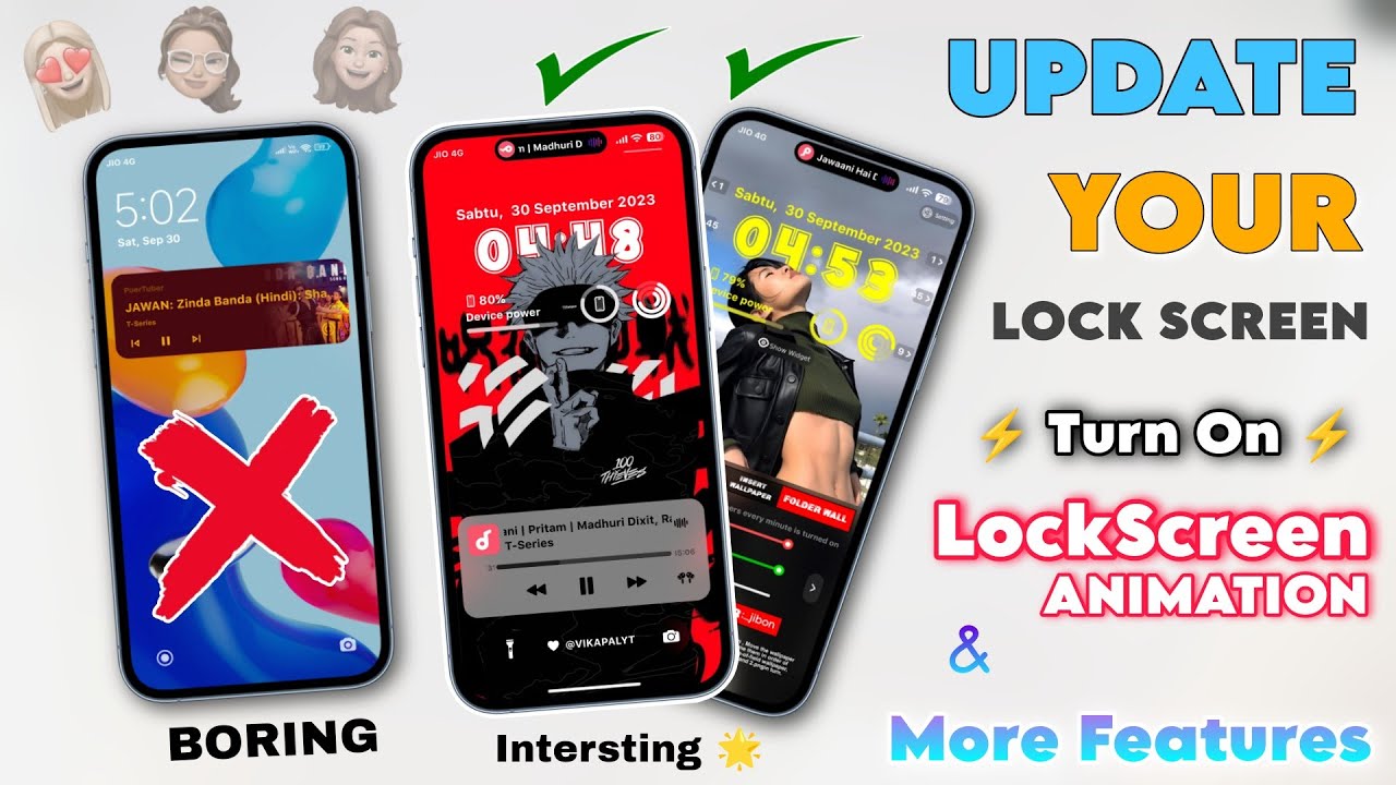Update Your LOCKSCREEN & Customize Like iPhone 15 Pro + | Turn On ...