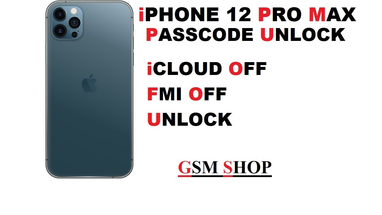 iPhone 12 pro max Unlock Passcode | by GSM SHOP - YouTube