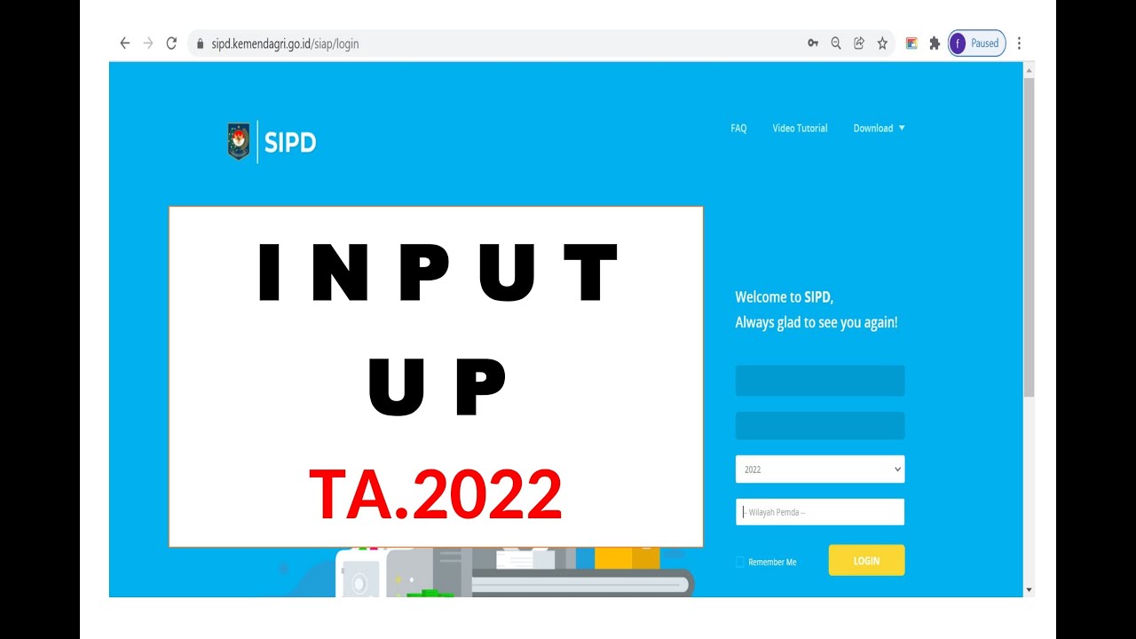 Cara Membuat SPP dan SPM UP pada SIPD - YouTube