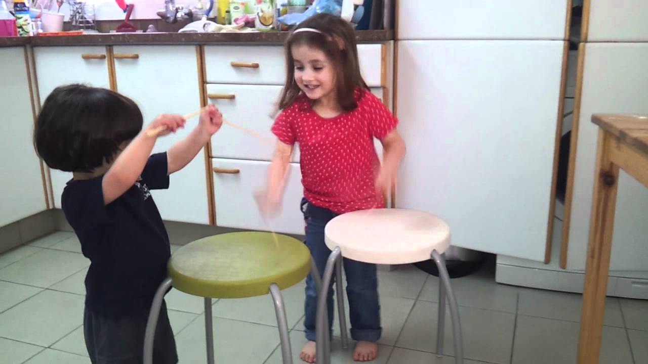 Stomp in our kitchen! - YouTube
