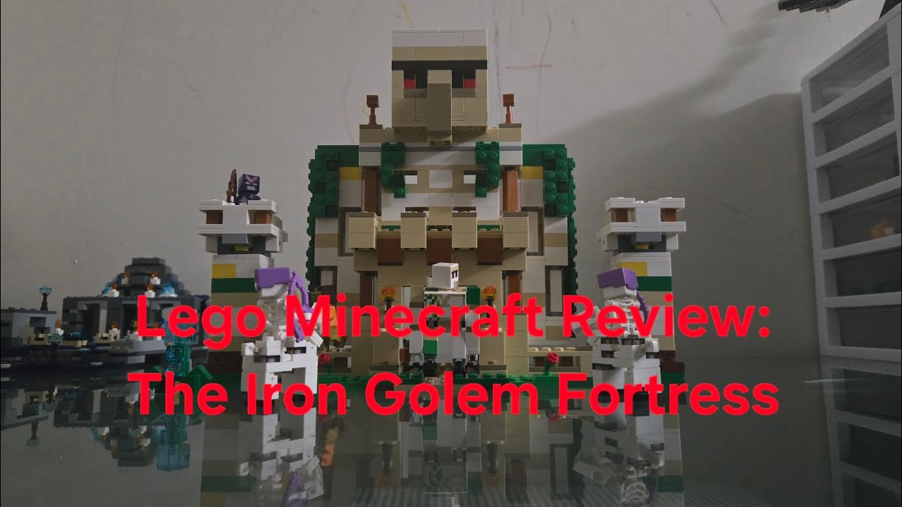 Lego Minecraft Review: The Iron Golem Fortress - YouTube