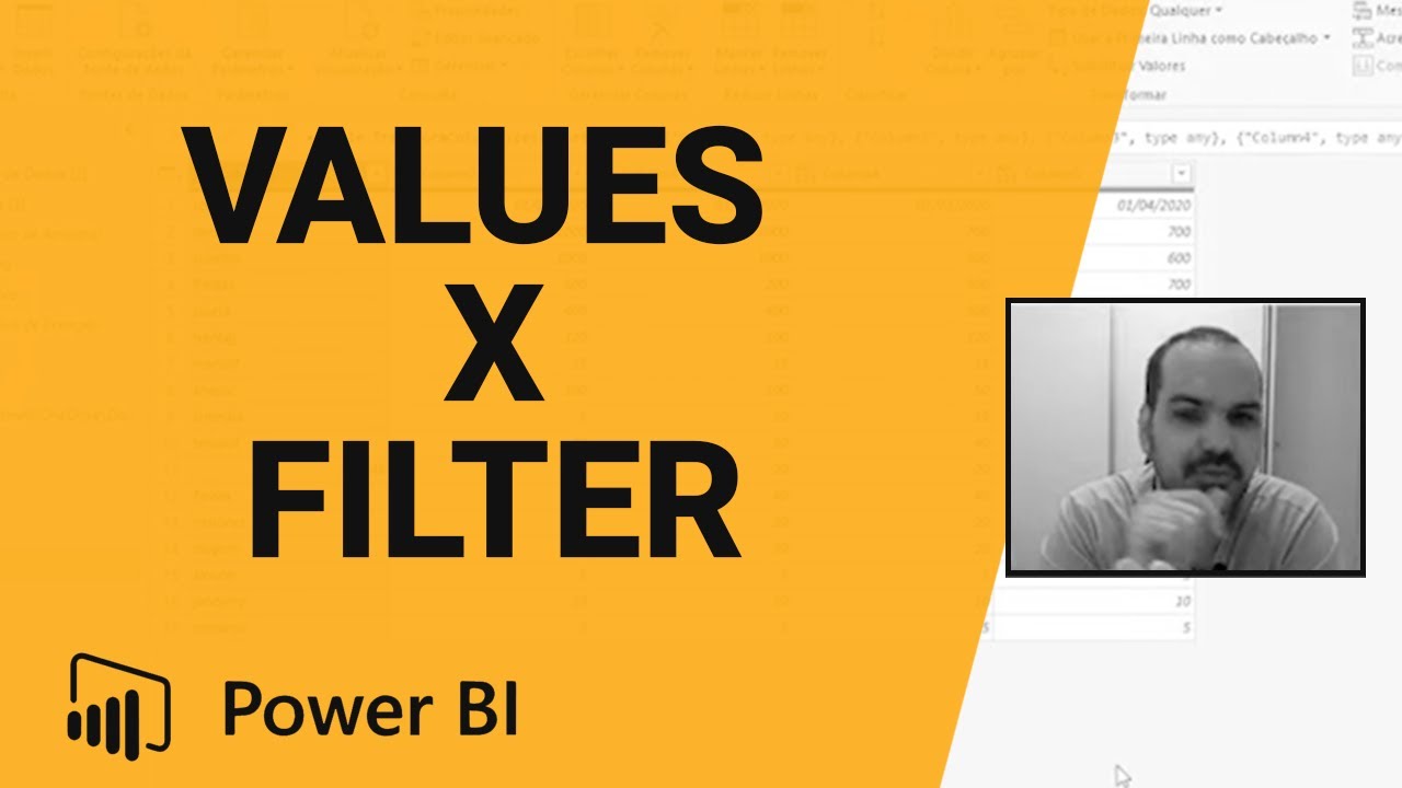 [Power BI] VALUES x FILTER - YouTube