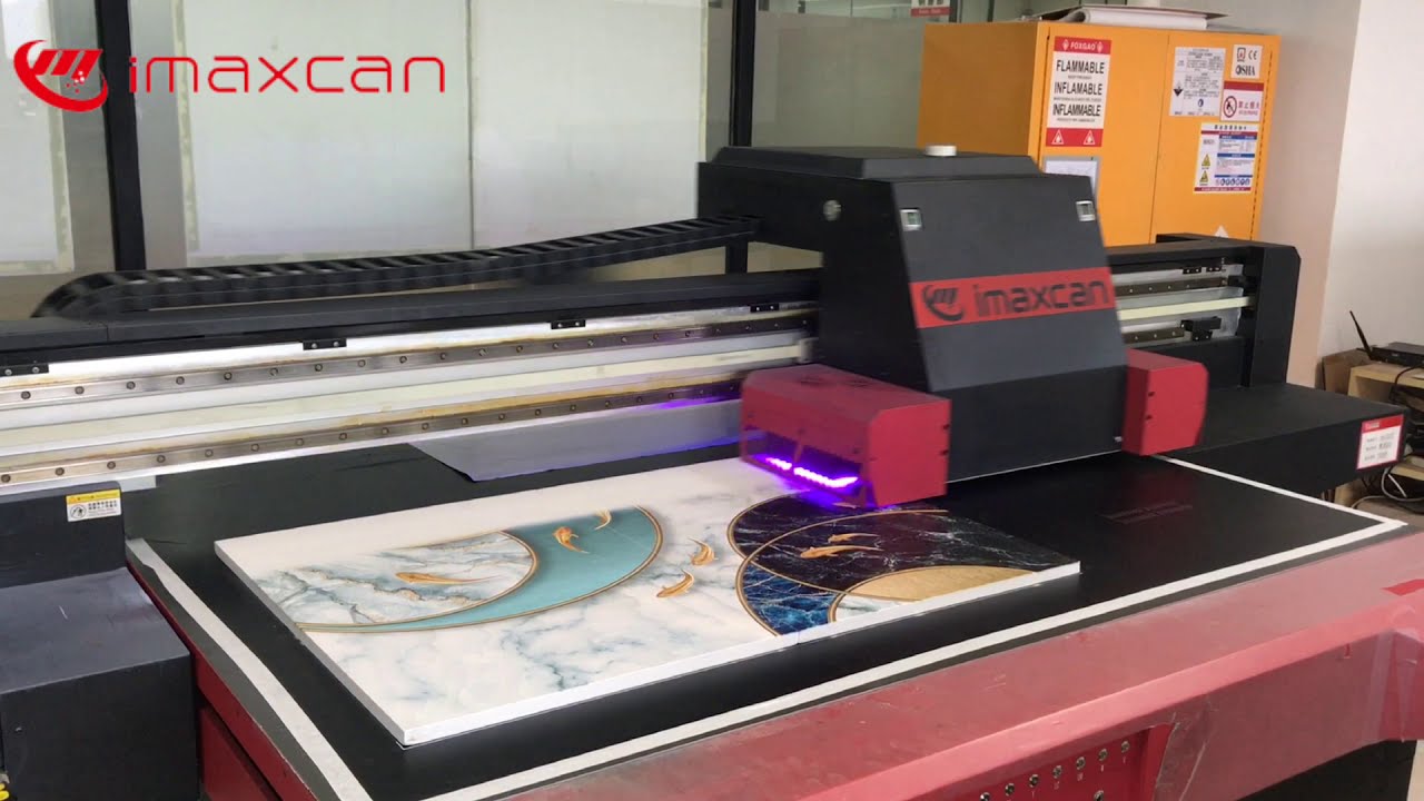 Wooden Door Flatbed UV Printer UV Printing Machine - YouTube
