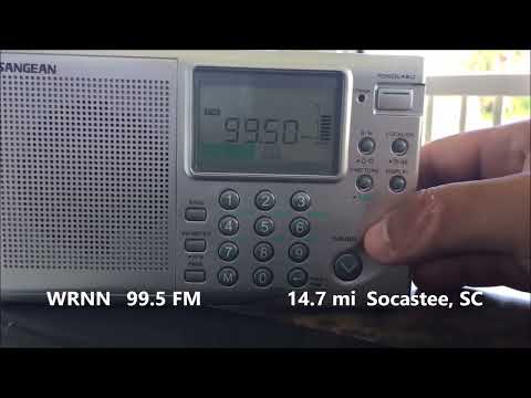 FM Band Scan for Myrtle Beach SC and The Grand Strand