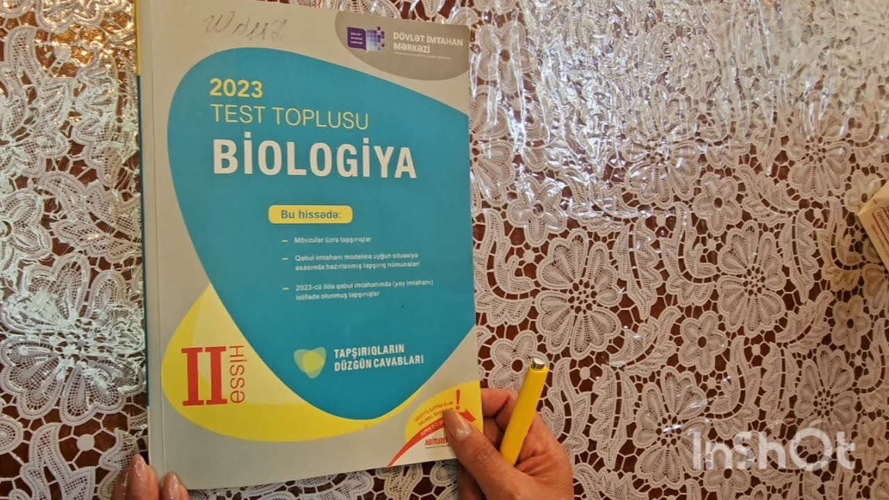 2023 Test toplusu. Biologiya. Ontogenez və çoxalma. 51-70 - YouTube