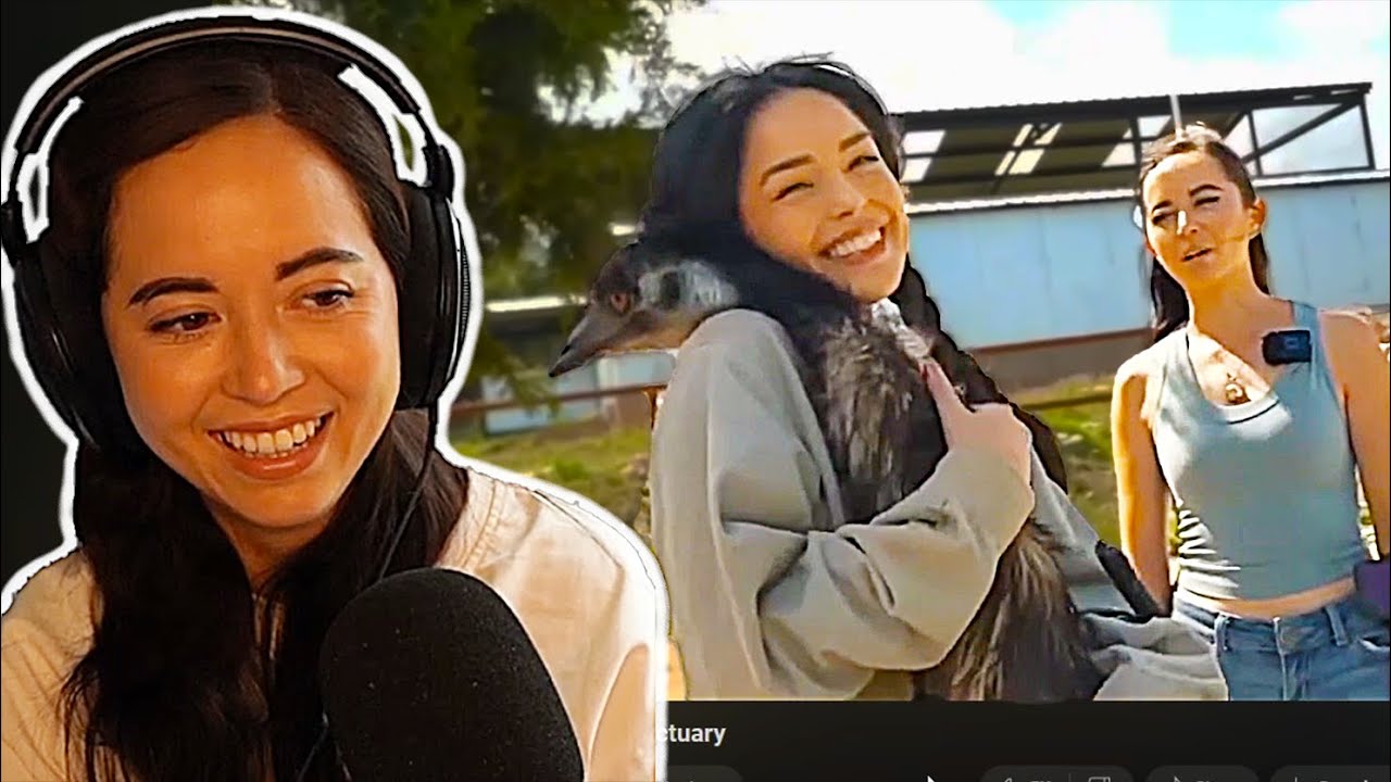 Maya was IMPRESSED by Valkyrae's Stompy hug at Alveus - YouTube