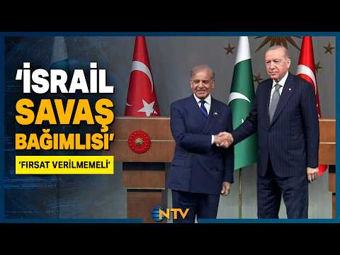 Erdoğan, Pakistan Başbakanı ile Açıklamalarda Bulundu: 'Savaş Bağımlısı İsrail'e Fırsat Verilmemeli'