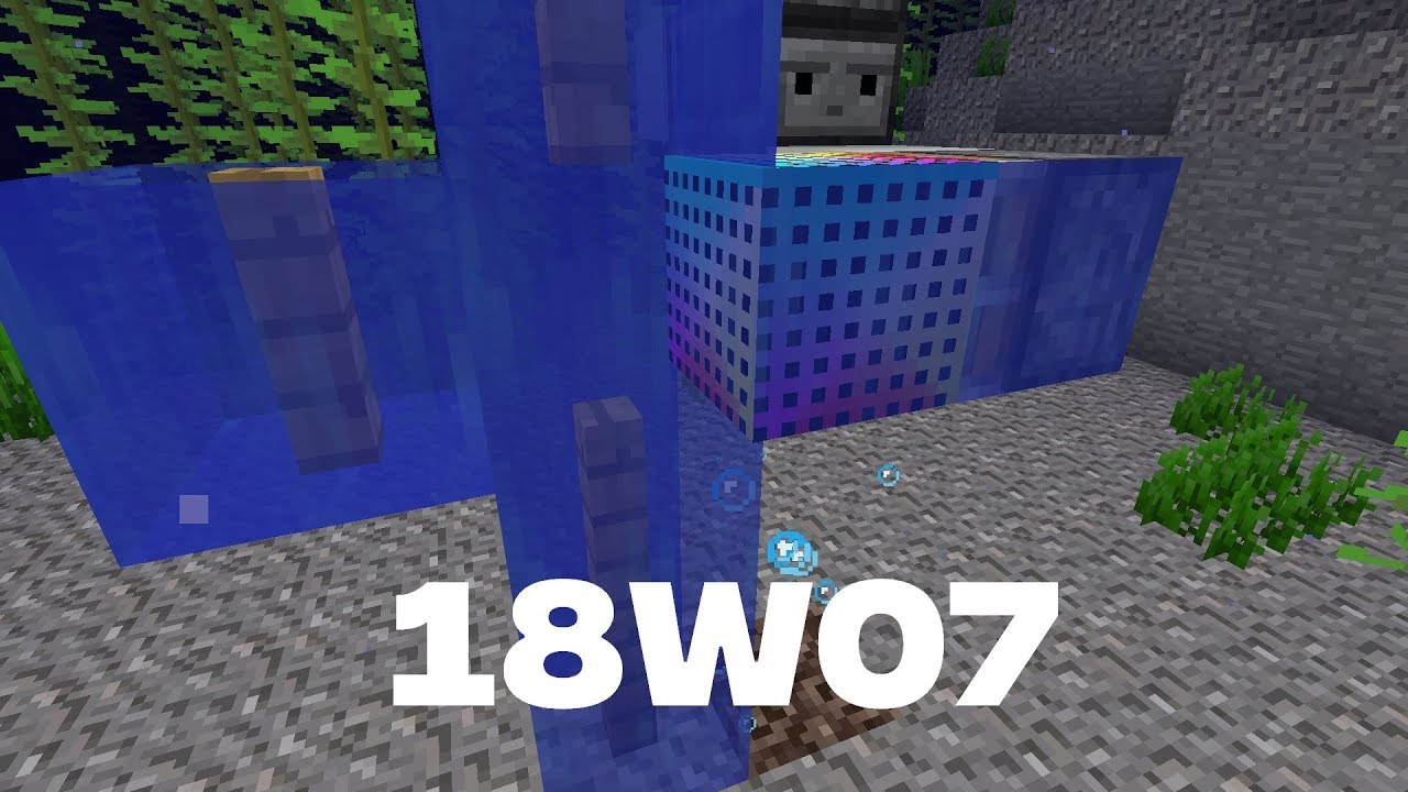 Minecraft News: 18w07 Rainbow Blocks And More - YouTube