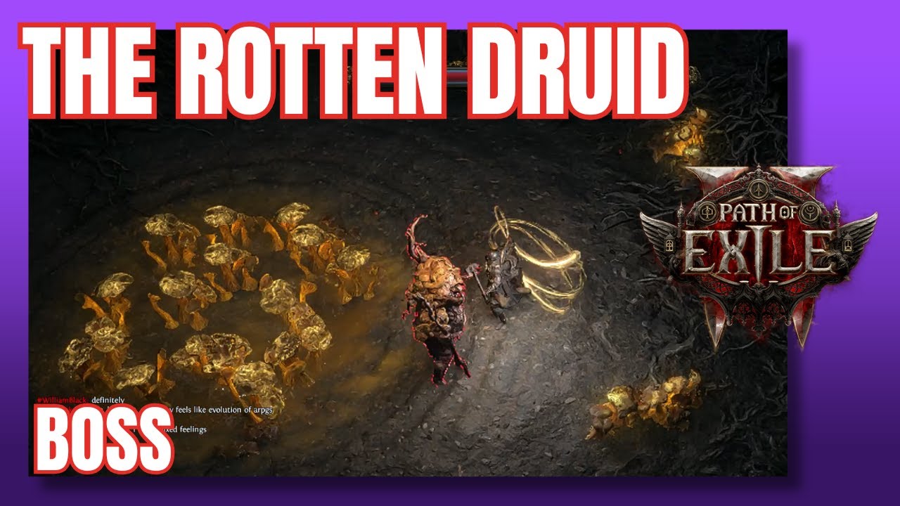 Path of Exile 2 | BOSS - THE ROTTEN DRUID | Grim Tangle | WARRIOR ...