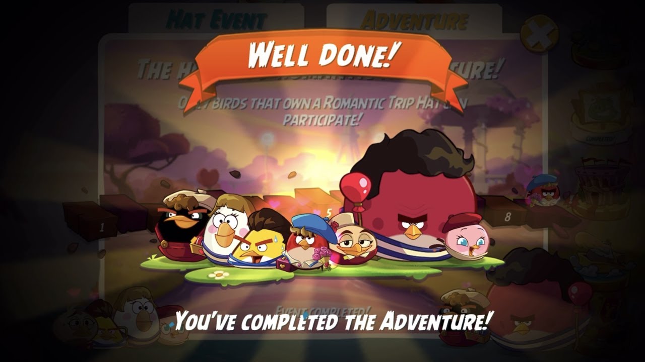 The Hopeless Romantic Adventure! - Angry Birds 2 (Level 1-8) Full Game ...
