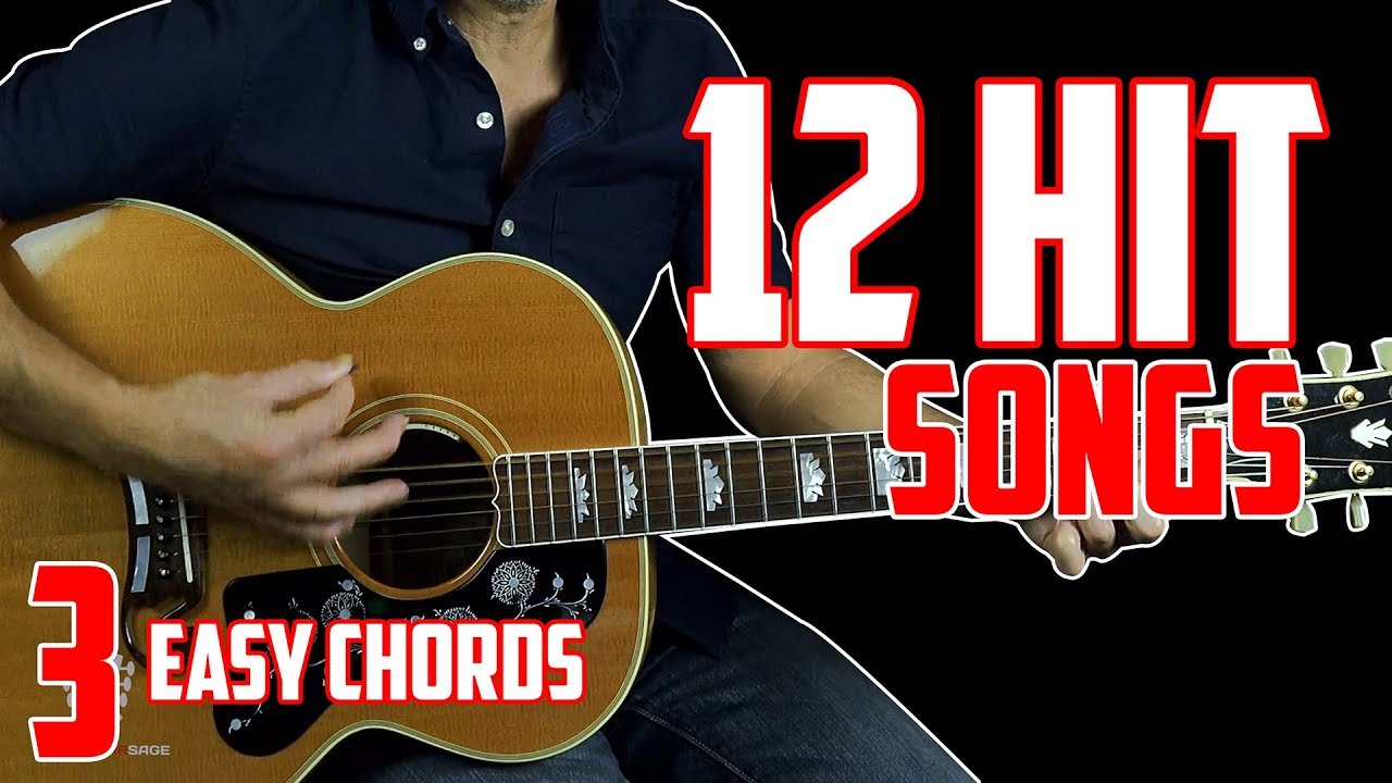 Play 12 Hit Songs Using 3 Easy Chords - YouTube