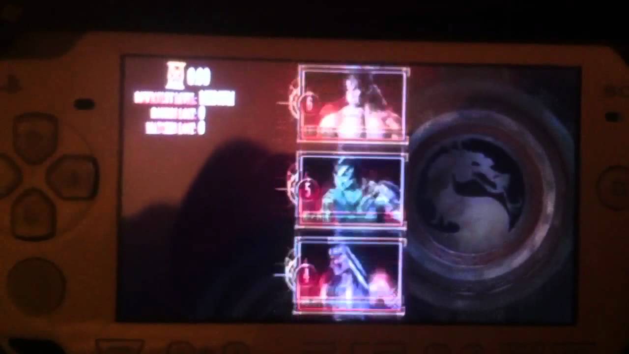Mortal kombat 9 on PSP/VITA remote play - YouTube