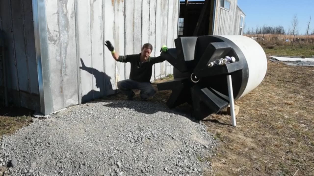 DIY Barn Rainwater Collection System Cistern | Off-Grid pole barn Pex ...