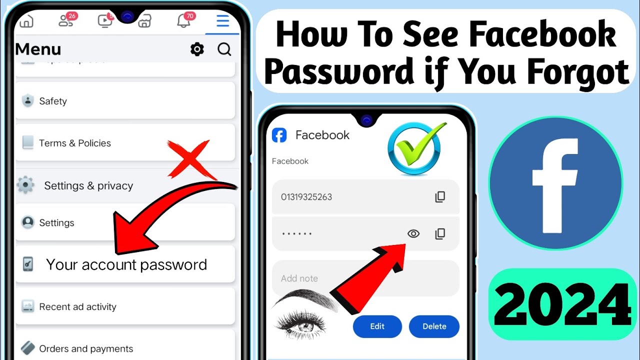 How To See Facebook Password if You Forgot (New 2024) | See Facebook ...