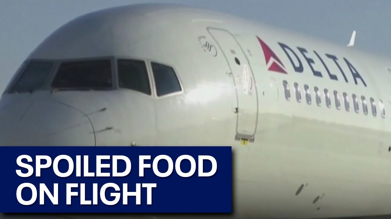 Delta flight diverted due to spoiled food - YouTube