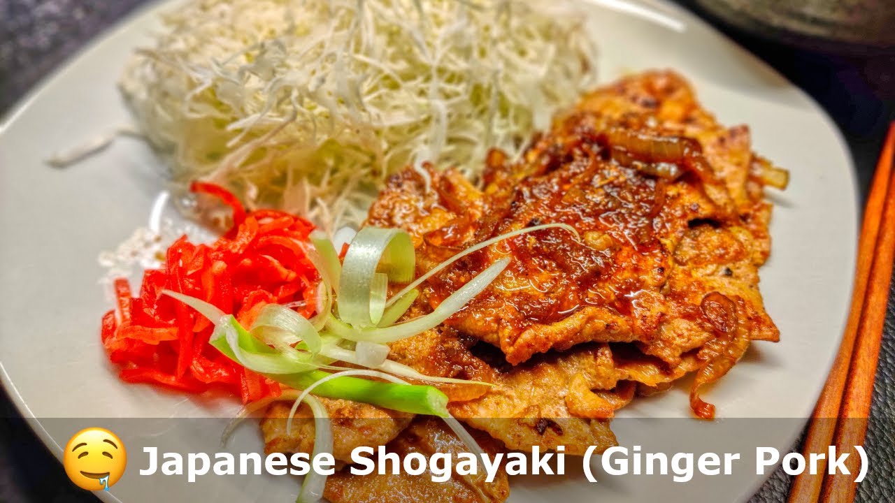 Homemade Shogayaki (Japanese Ginger Pork) - YouTube