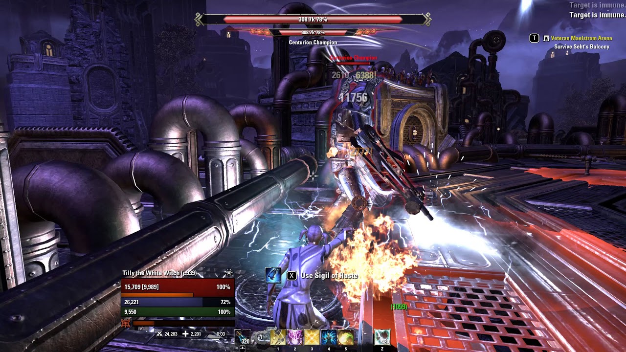 vMA 1-bar build for Magicka Templar! - Summerset - YouTube