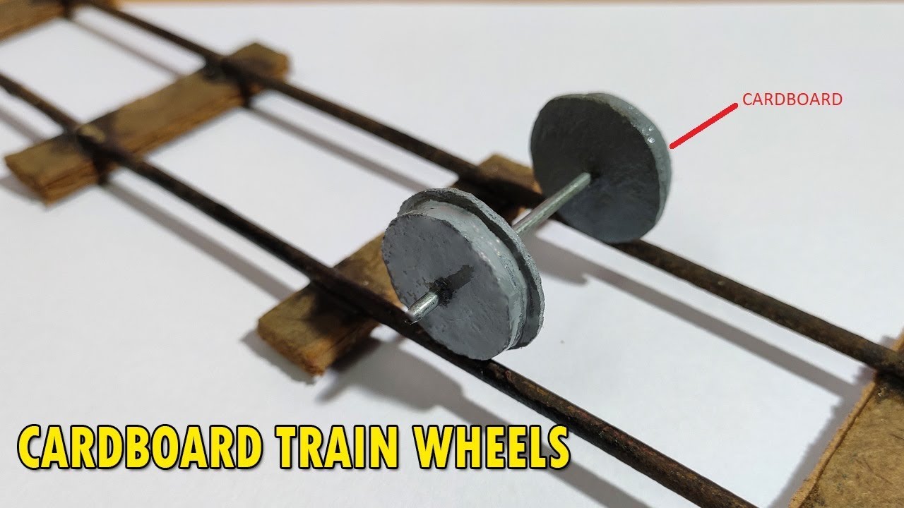 Cardboard Train Wheels | How To Make Train Wheels At Home | In Hindi ...