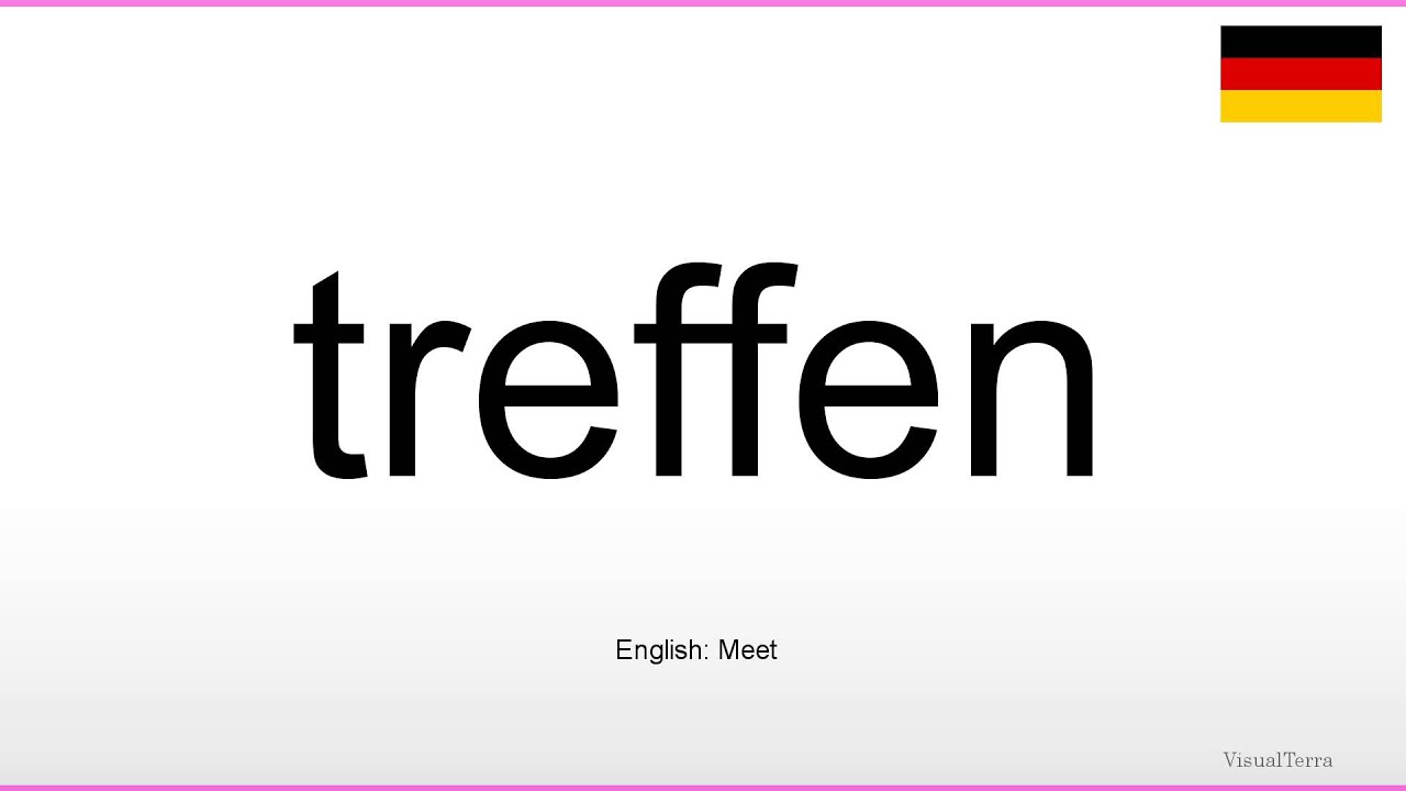 How to pronounce: Treffen (German) - YouTube