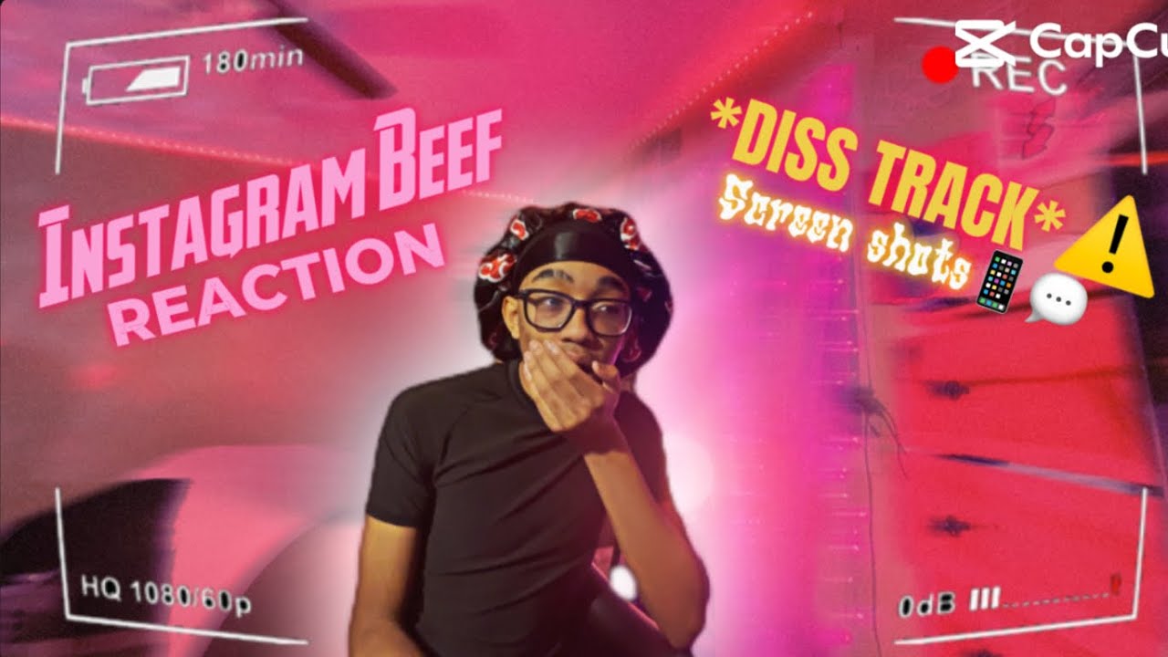 Instagram Beef Reaction ⚠️DISS TRACK INCLUDED⚠️ - YouTube