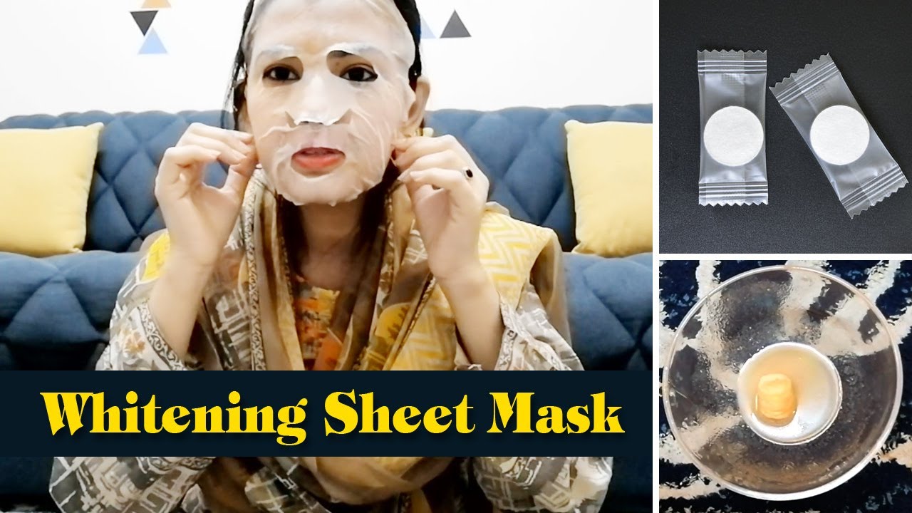 Whitening Sheet Mask Works Instantly - YouTube