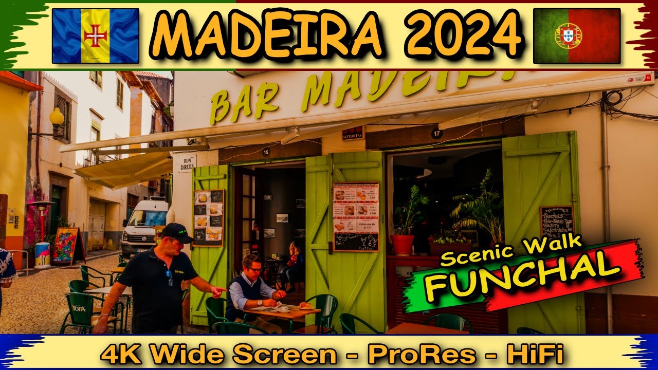 MADEIRA 2024 - FUNCHAL - Scenic walk - 4K UltraWide - 10bit color ...