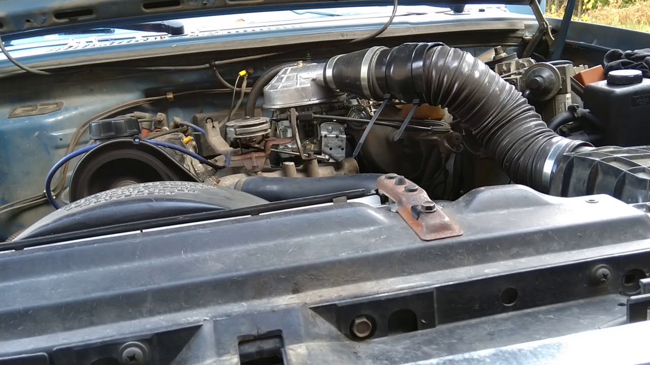 Volvo 740 redblock engine run-on / dieseling - YouTube
