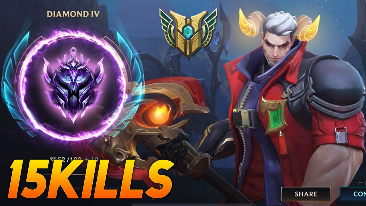 DARIUS MAIN DESTROY DIAMOND ELO | 15KILLS | PERFECT LAST HIT | WILDRIFT ...