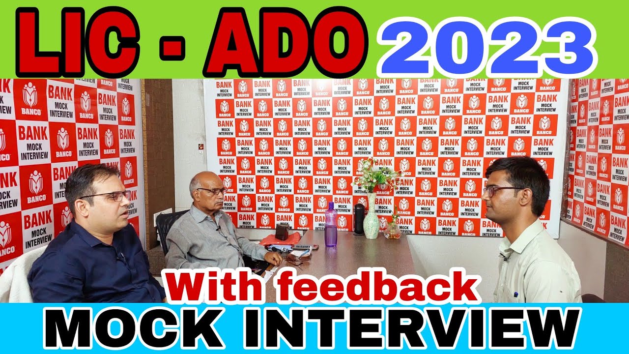 LIC-ADO Mock Interview 2023 | LIC-ADO Interview Preparation I Himanshu ...