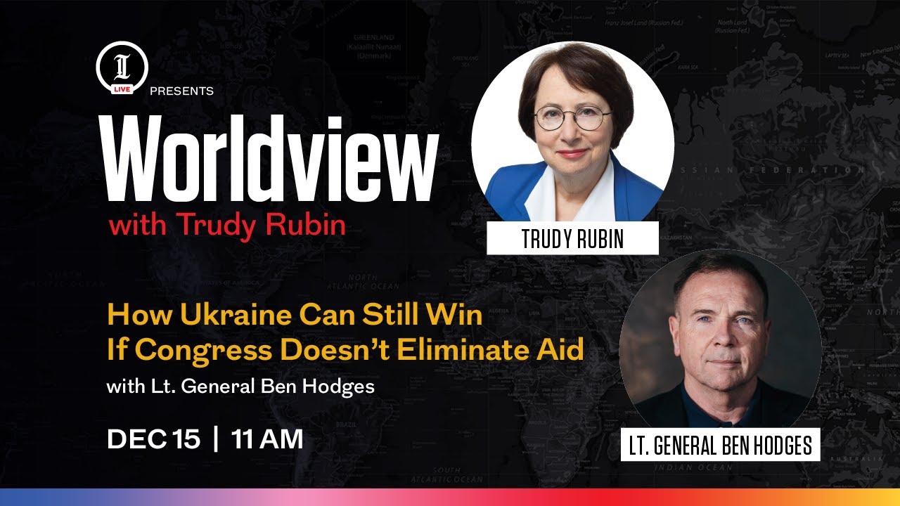 Worldview with Trudy Rubin: Lt. General Hodges - YouTube