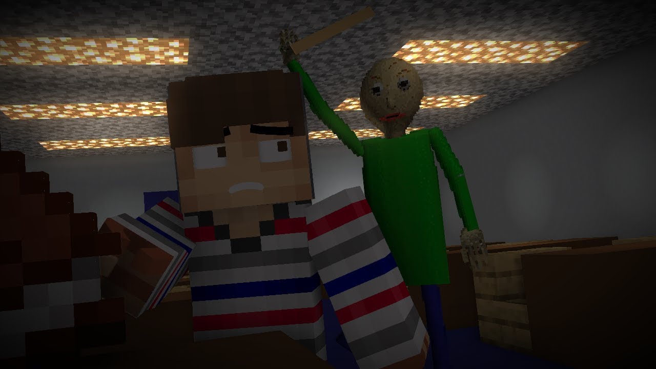 Back To Baldi ( Minercraft Animation ) - YouTube