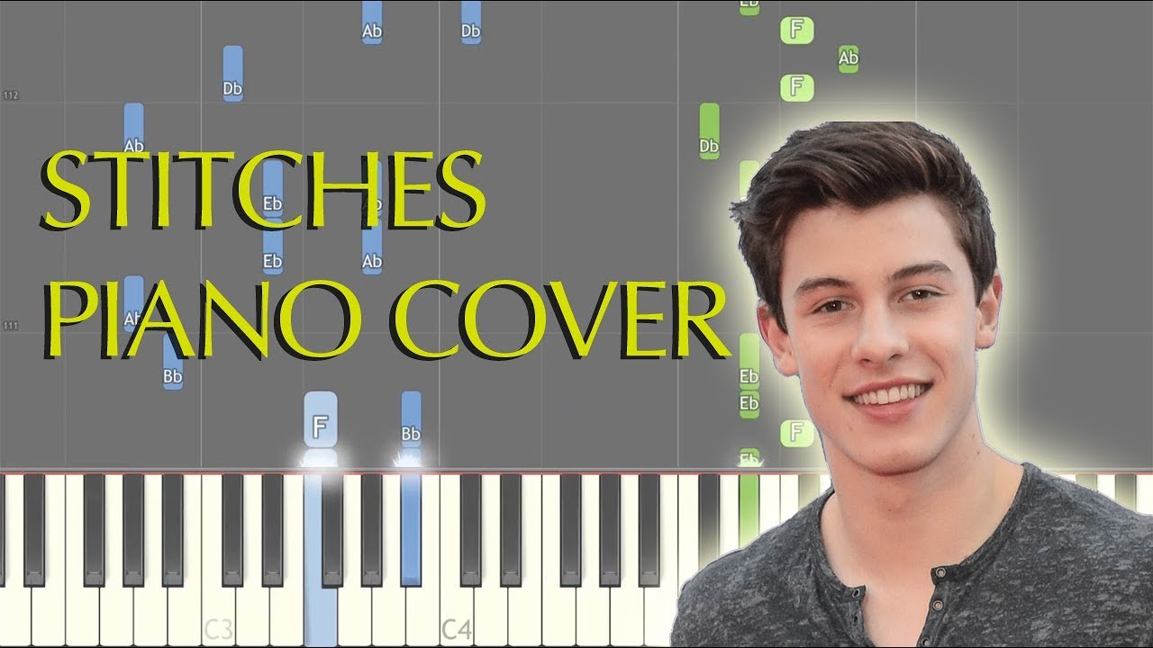 Stitches (Shawn Mendes) Piano Cover / Synthesia Tutorial - YouTube