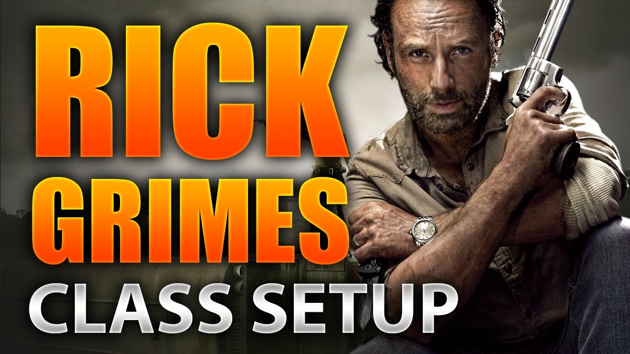 "RICK GRIMES" - The Walking Dead Custom Class Setup "SURVIVOR" (Call of ...
